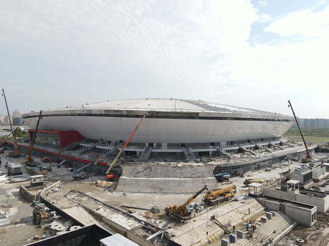 Membrane Structural engineering of Shanghai Pudong Football Stadium